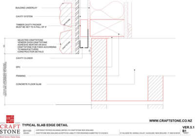 B1-TYPICAL SLAB EDGE DETAIL