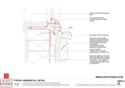C5-TYPICAL WINDOW SILL DETAIL