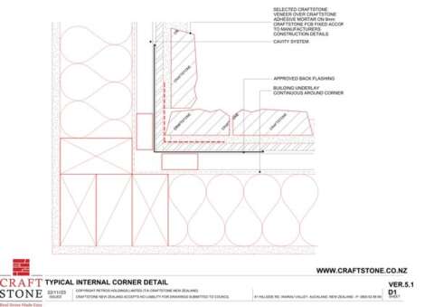 D1-TYPICAL INTERNAL CORNER DETAIL